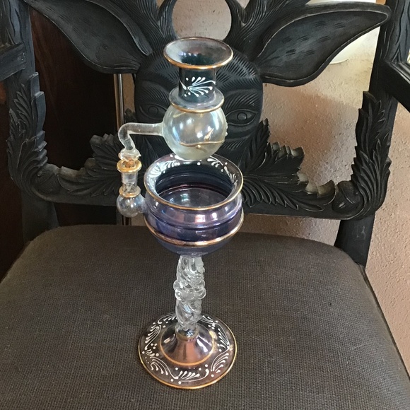 None | Accents | Egyptian Blown Glass Oil Diffuser 8 | Poshmark